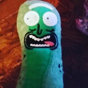 Other | Plush Toy Pickle Rick | Poshmark